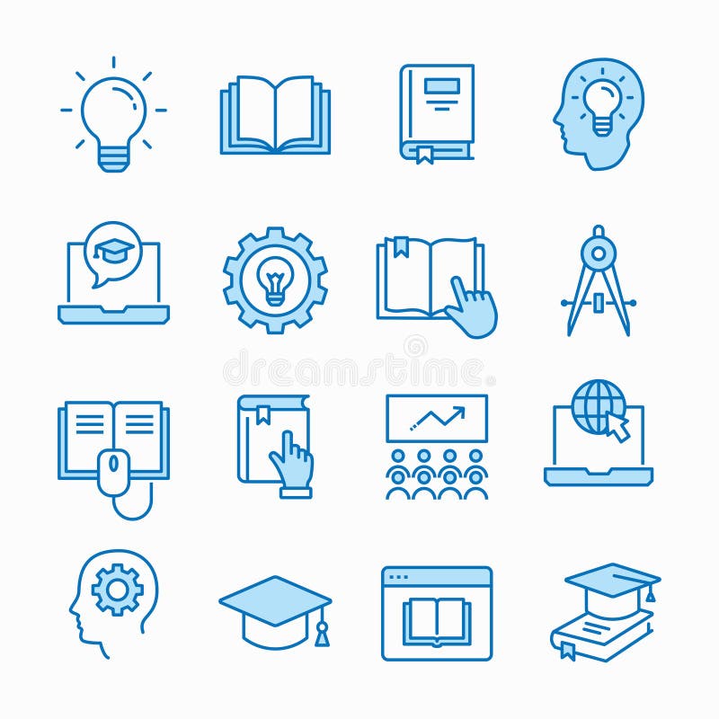 Icons Library Editable Stroke Stock Illustrations – 428 Icons Library ...