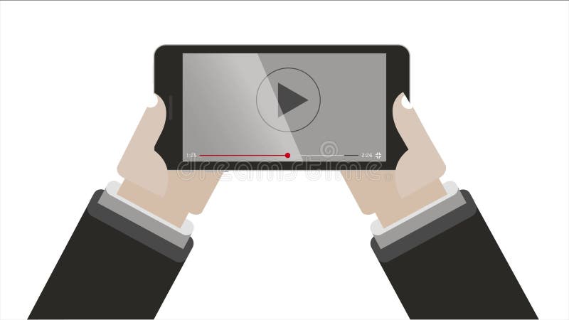 Education on Line with Smartphone Animation Stock Video - Video of ...