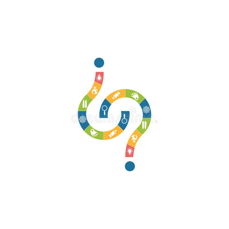 Education Logo Design. Question Mark and Jigsaw Logo Design Stock ...
