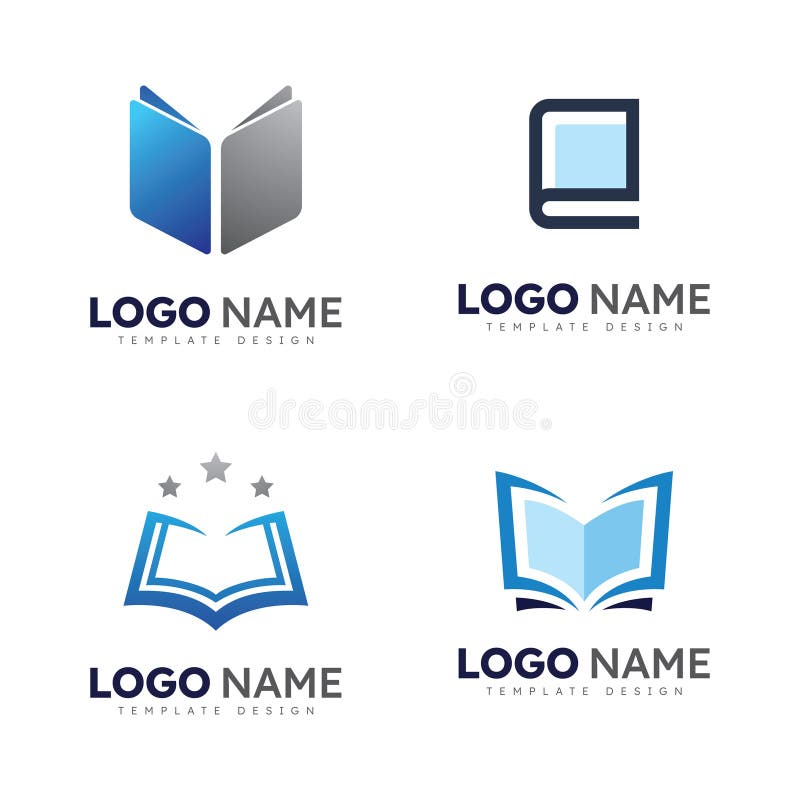 Education Logo Icon Template. Open Book Illustration Stock Vector ...