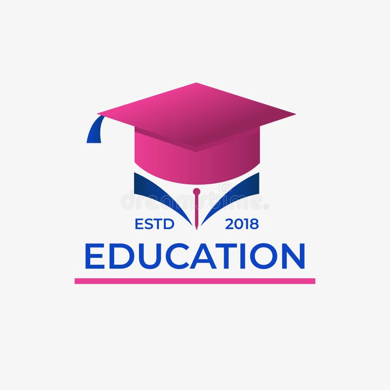 Education Logo with Simple Design. for Educational Institutions or ...