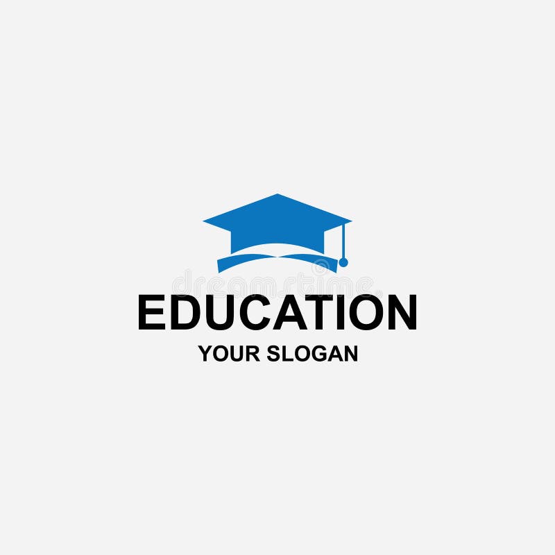 Education logo template stock illustration. Illustration of sign ...