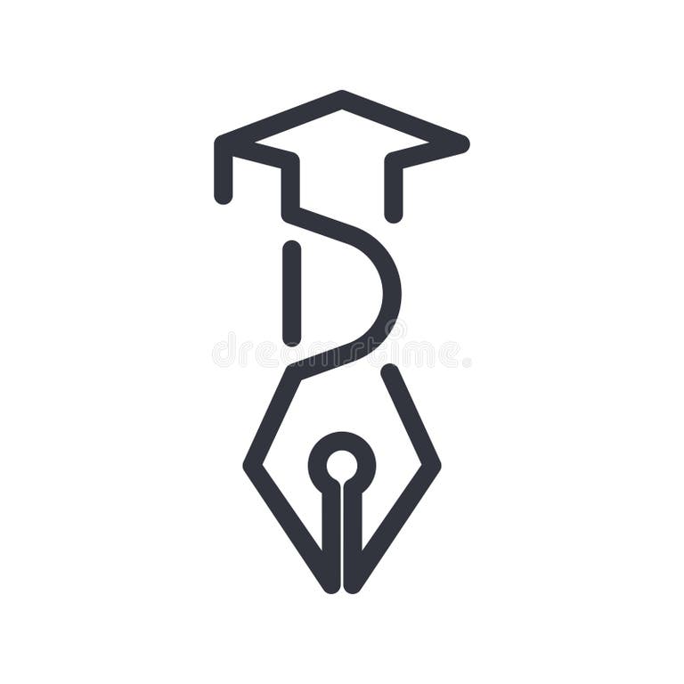 Education Logo Template Icon Stock Vector - Illustration of degree ...