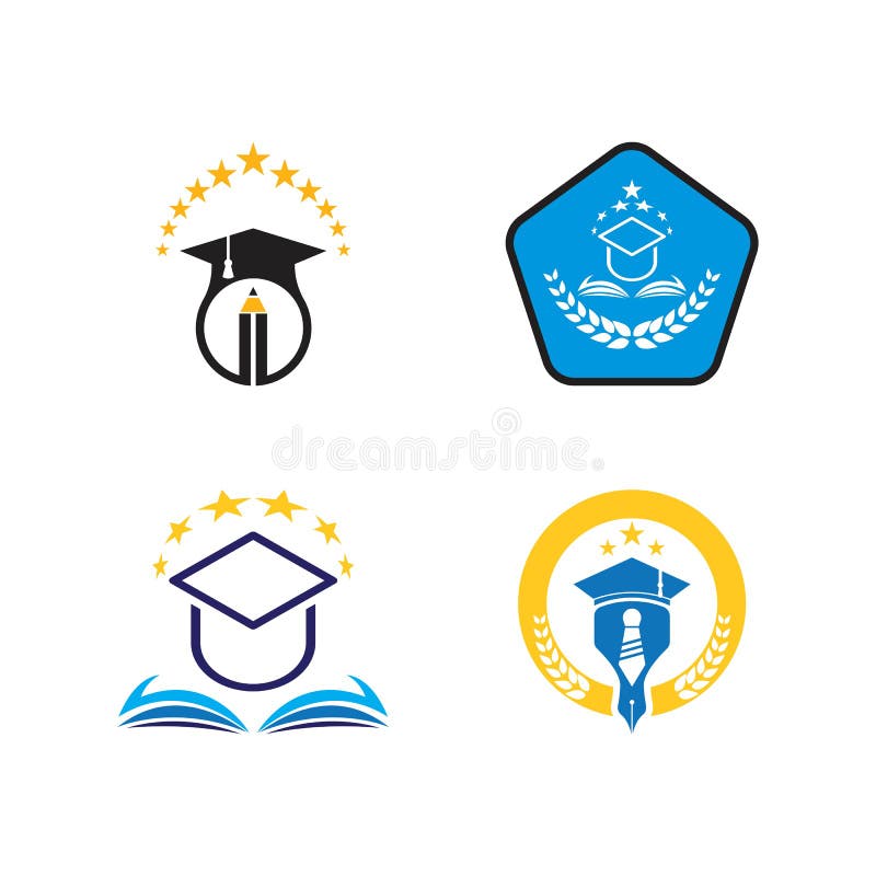 Education Logo Template Vector Stock Vector - Illustration of shape ...