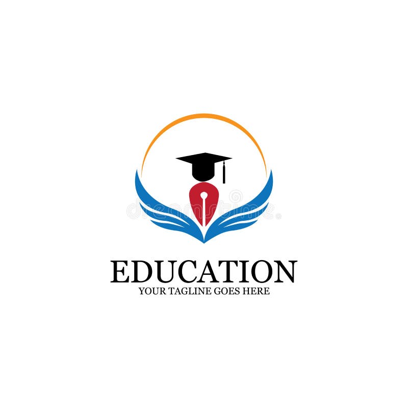 Education Logo Template Vector Stock Illustration - Illustration of ...