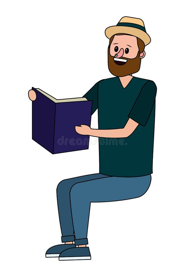 Education man cartoon stock vector. Illustration of business - 144946458