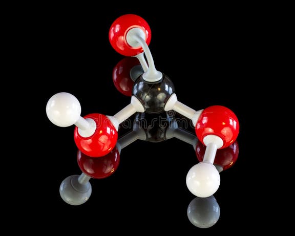 Education Model of a Carbonic Acid Molecule Stock Image - Image of ...