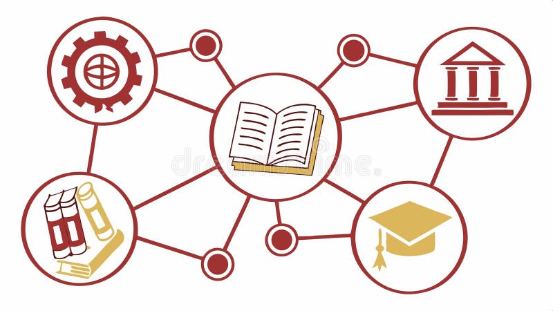 Education Network, Book and Graduation Cap, Learning, Knowledge ...