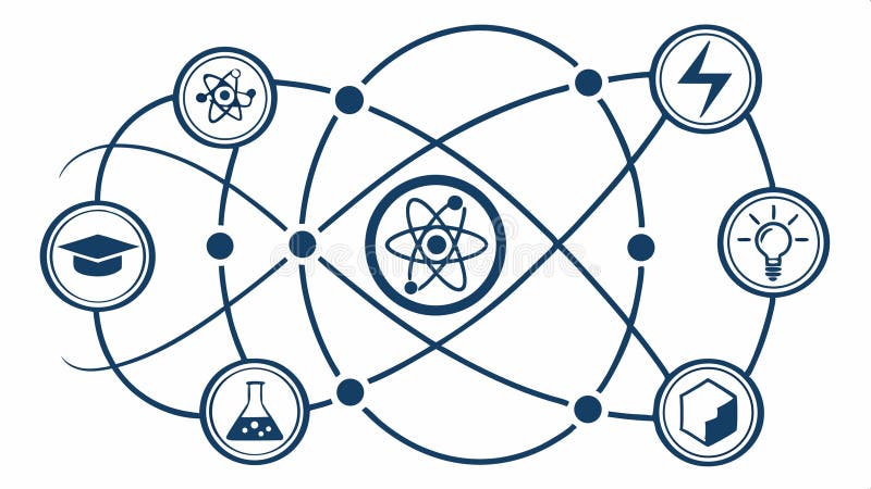 Education Network Diagram, Learning Connections, Knowledge Sharing and ...