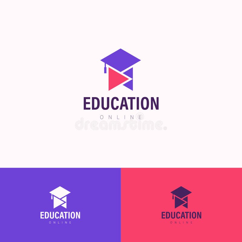 Education Online Logo Design, Student Logo Design, Logo Design, Vector ...