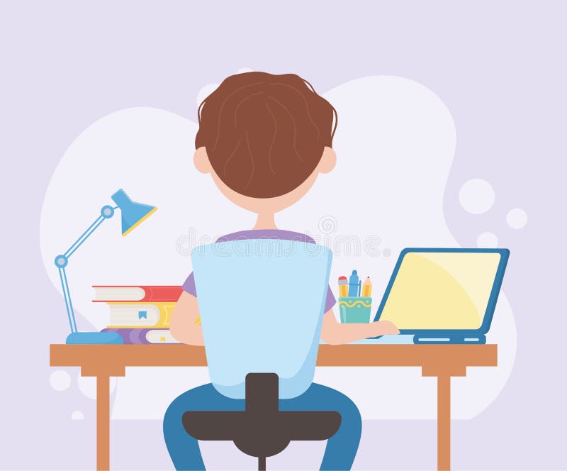 Student Typing Stock Illustrations – 2,230 Student Typing Stock ...