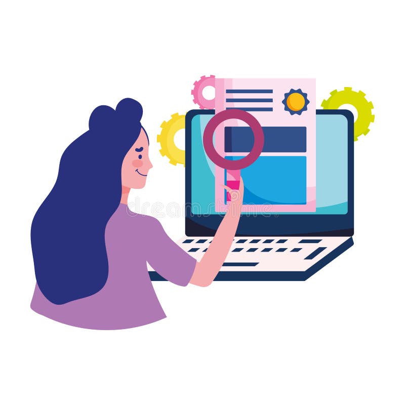 Education Online, Teacher Certificate Computer Success Cartoon Stock ...