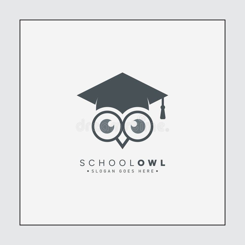 Education Owl Logo Design stock vector. Illustration of template ...