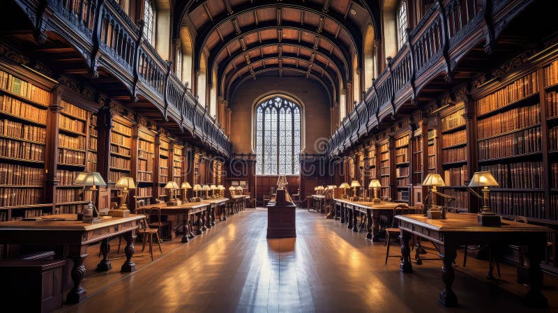 Education oxford library stock illustration. Illustration of writing ...