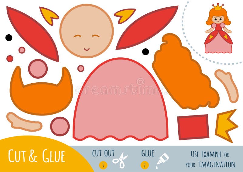 Cut and Paste Children Educational Game. Paper Cutting Activity. Make a ...