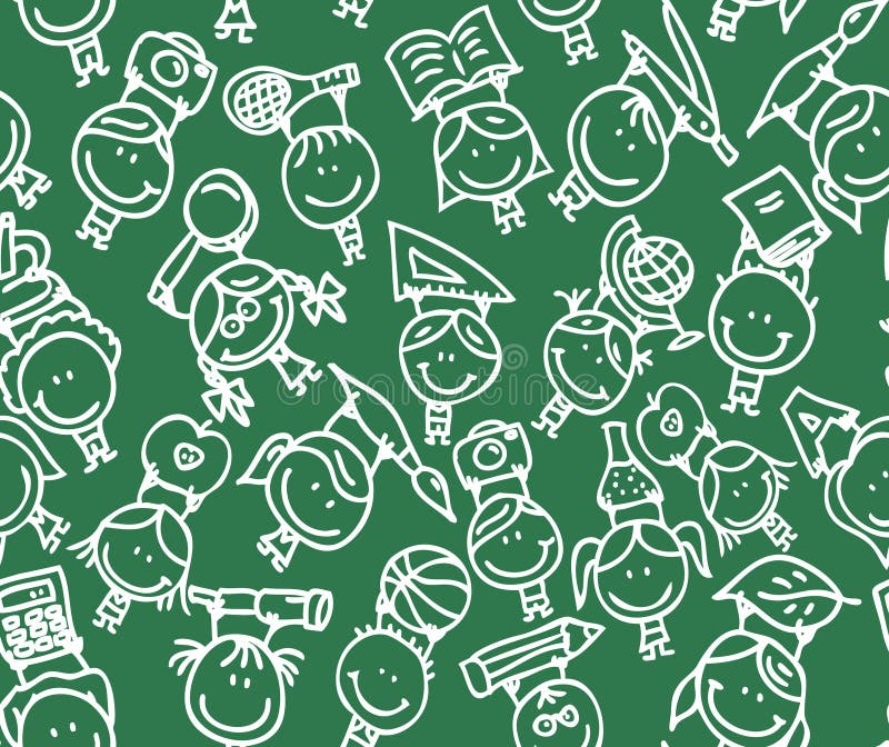 Education pattern stock vector. Illustration of cute - 27433001