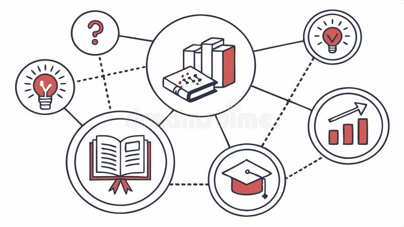 Education and Pedagogy Network, Learning Process Vector Design ...