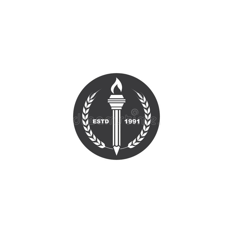 Education and Torch Logo Illustration Vector Stock Vector ...