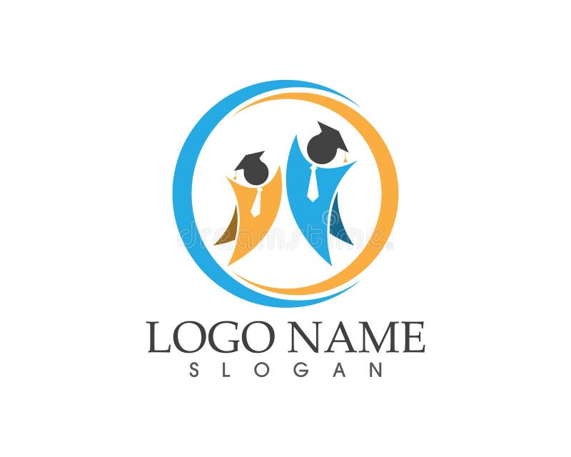 Education People Logo Design Concept Stock Vector - Illustration of ...