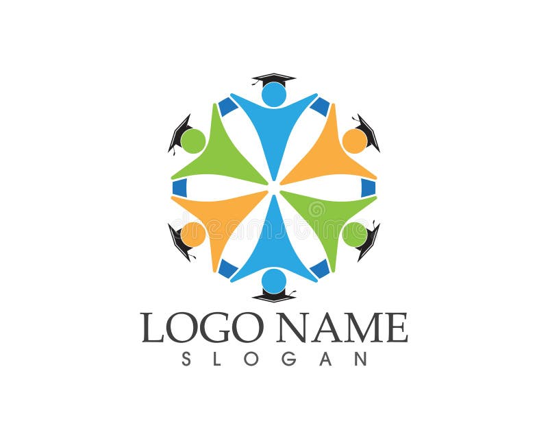 Education People School Logo Design Template Stock Vector ...