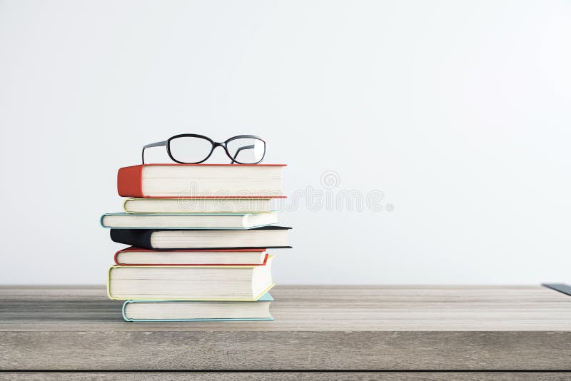 Education, Personal Development and Study Concept with Eyeglasses on ...