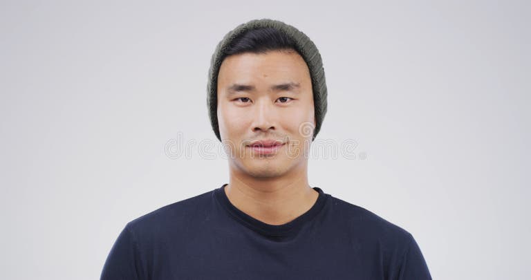 Education, Portrait and Student Man on Studio Space for Development ...