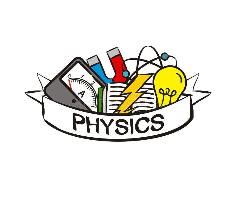 Logo for the Physics School Subject Stock Vector - Illustration of ...