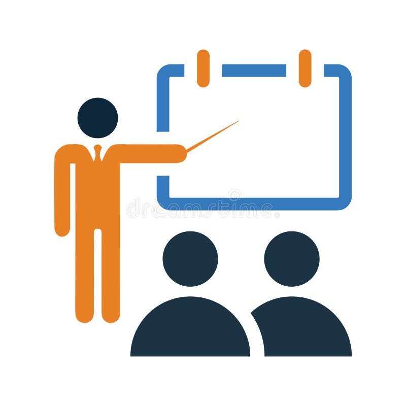 Education, Presentation, Training Icon. Simple Editable Vector ...