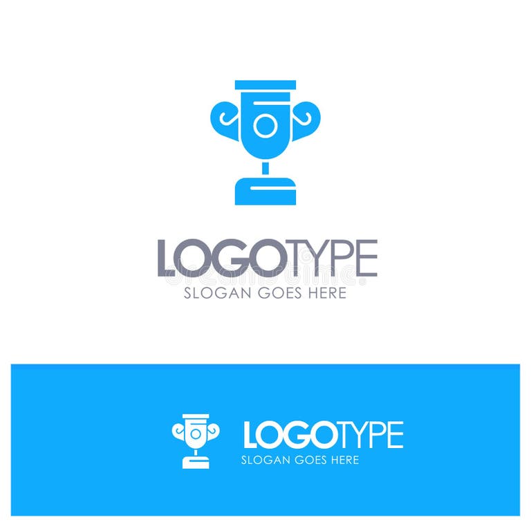 Education, Progress, Training Blue Solid Logo with Place for Tagline ...