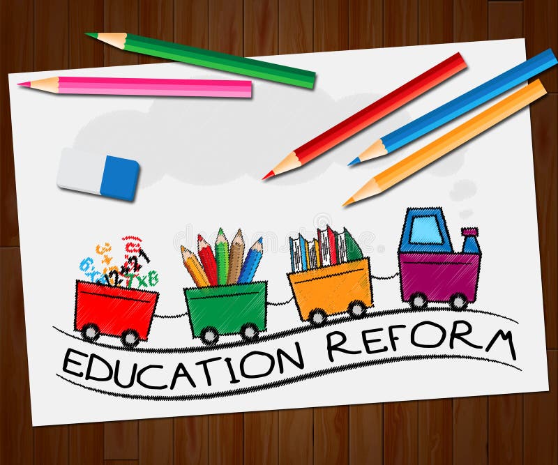 Education Reform Word Cloud. Stock Illustration - Illustration of fonts ...