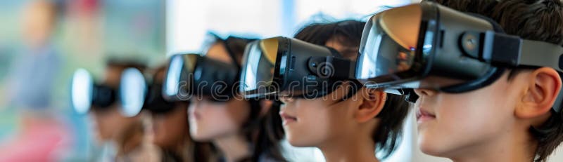 Education Reimagined Learning in the Digital Age Stock Illustration ...