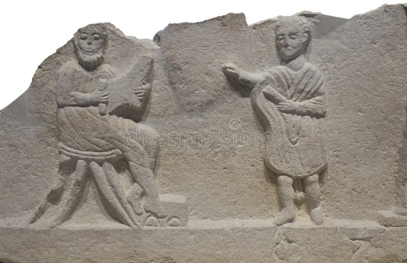 Education in Roman Times. Master and Disciple Editorial Photo - Image ...