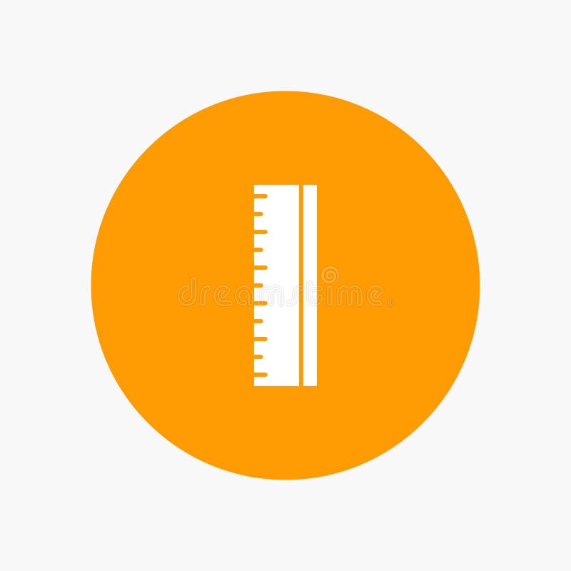 Education, Ruler, School Bold and Thin Black Line Icon Set Stock Vector ...