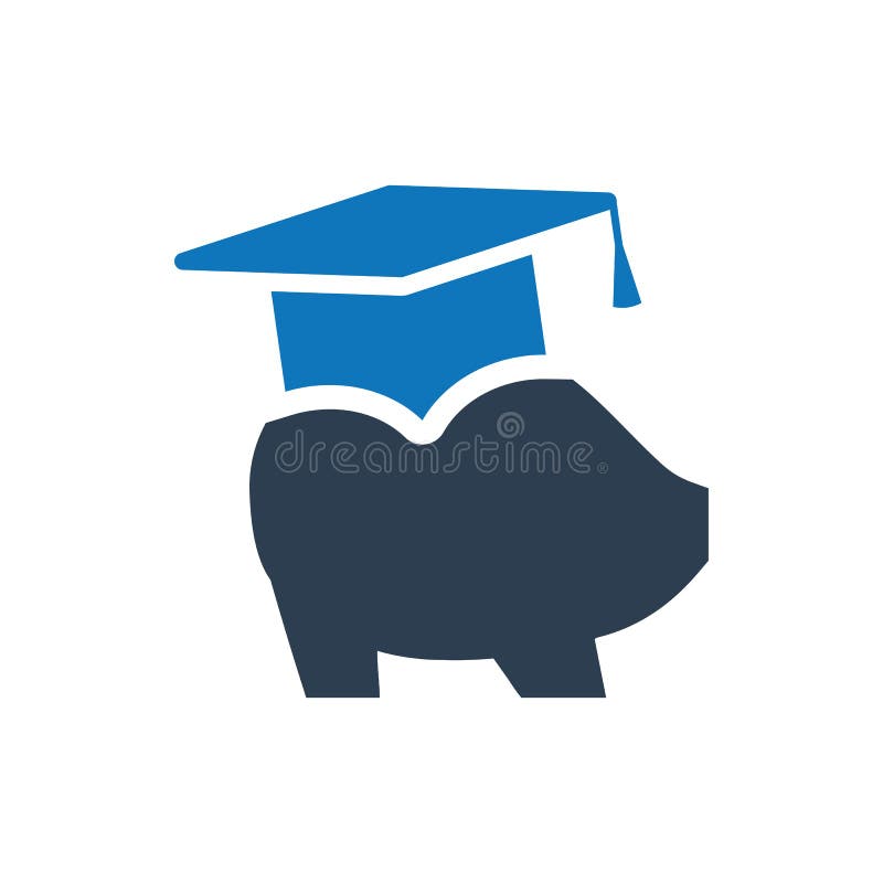 Education Savings Icon stock vector. Illustration of savings - 128917225