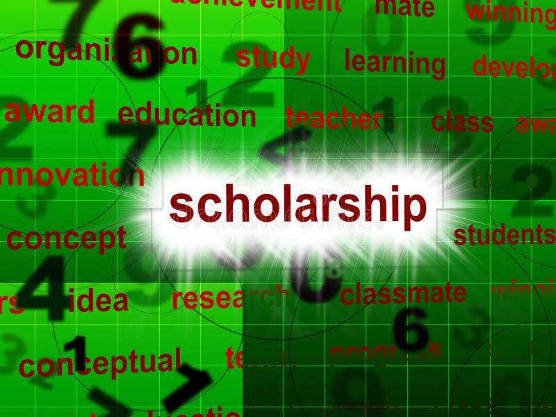 Scholarship Educate Means College Learned and Certificate Stock ... Scholarship Educate Means College Learned and Certificate Stock ...