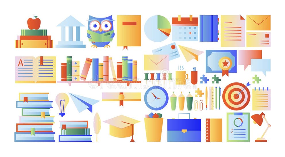 Gradient Object Set Stock Illustrations – 68,048 Gradient Object Set ...