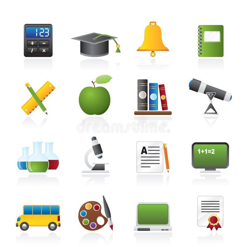 School Objects Stock Illustrations – 36,104 School Objects Stock ...
