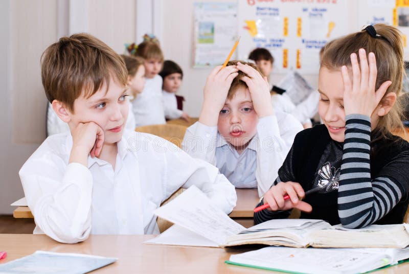Education - School Students at the Class Stock Image - Image of indoor ...