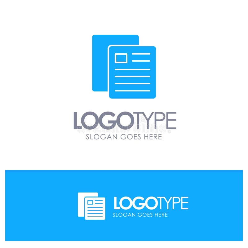 Education, School, Test, School Blue Solid Logo with Place for Tagline ...