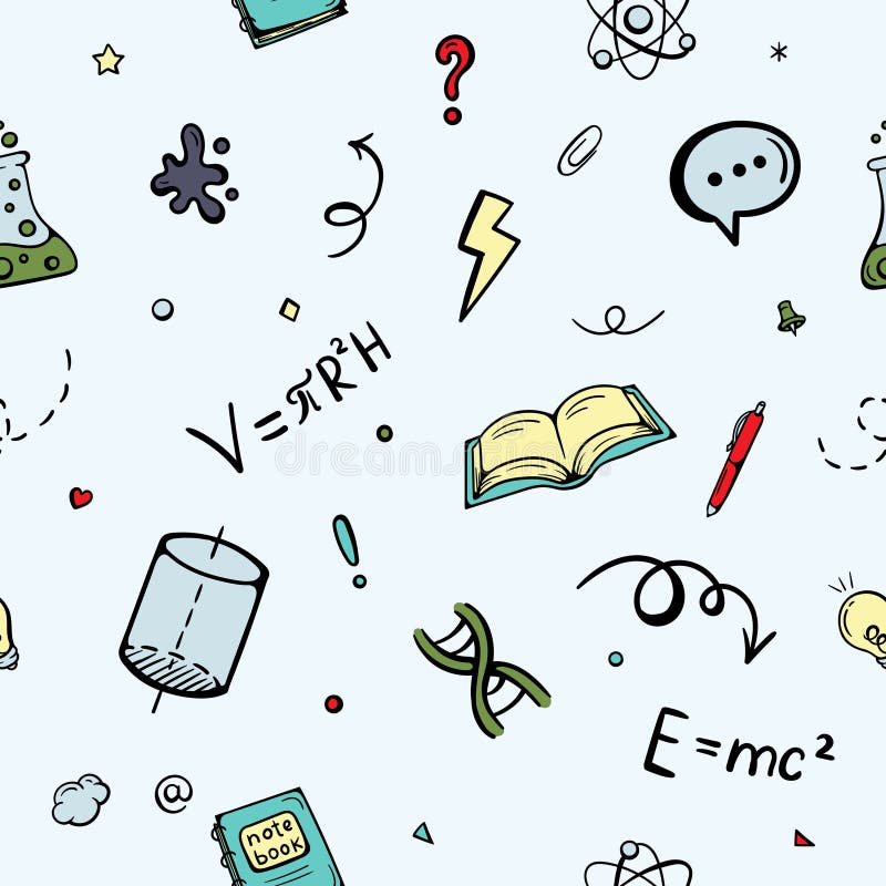 Education, School, University. Bright Seamless Vector Pattern for ...