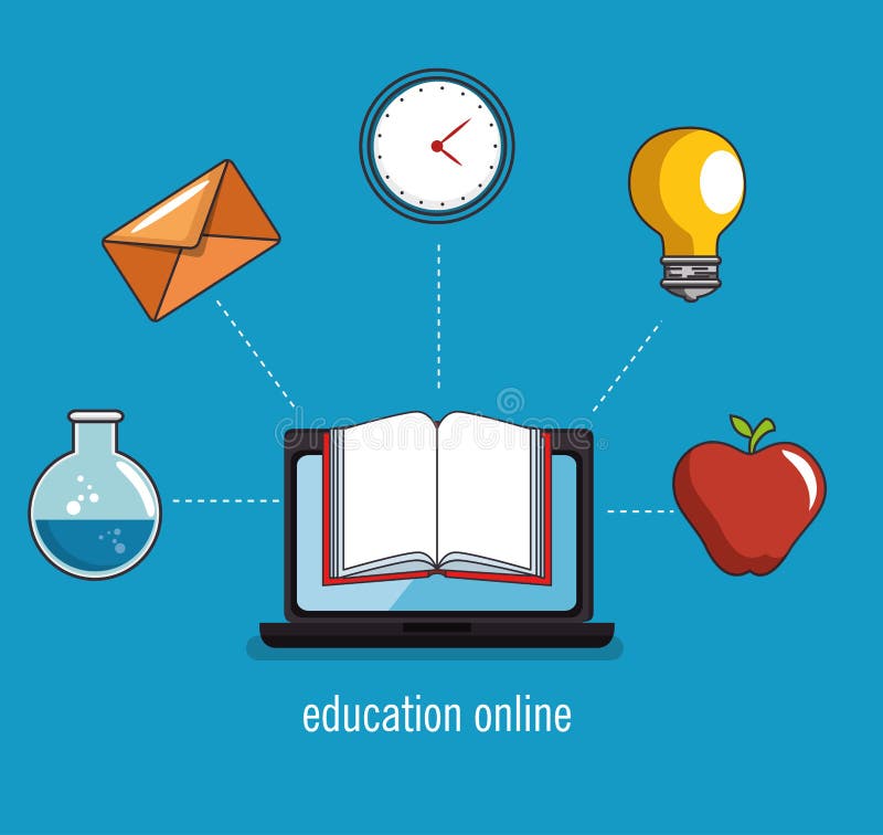 Education School University E-learning Concept Stock Vector ... Education School University E-learning Concept Stock Vector ...