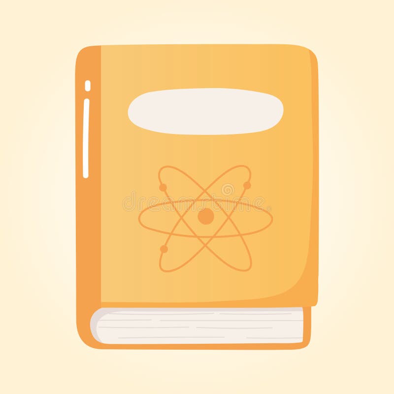 Education Science Book School Elementary Cartoon Icon Stock Vector ...