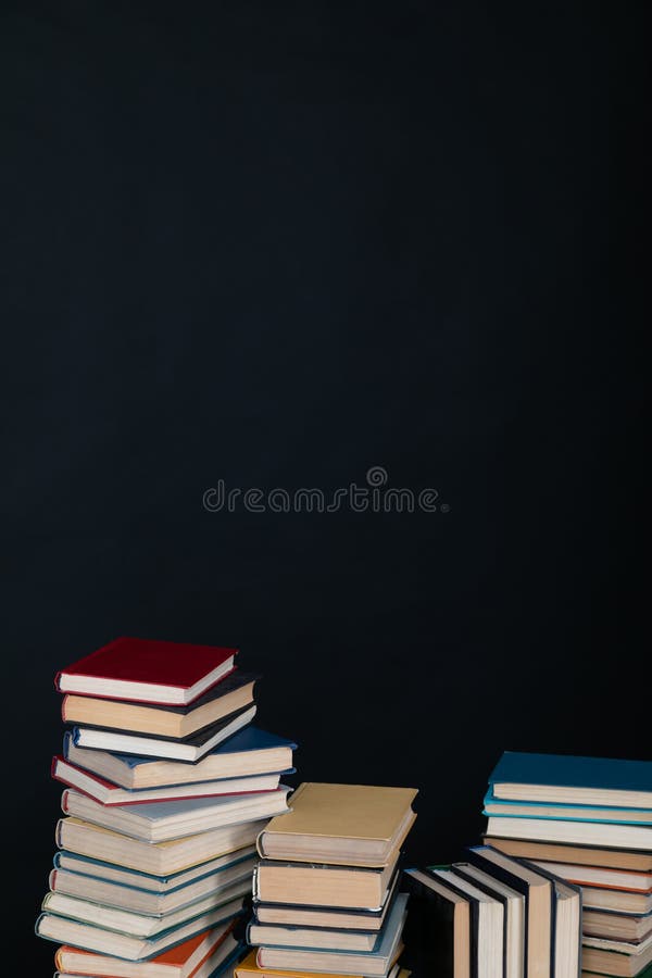 Education Science Library Stacks of Books for Learning To Read Stock ...