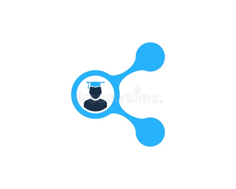 Education Share Icon Logo Design Element Stock Vector - Illustration of ...