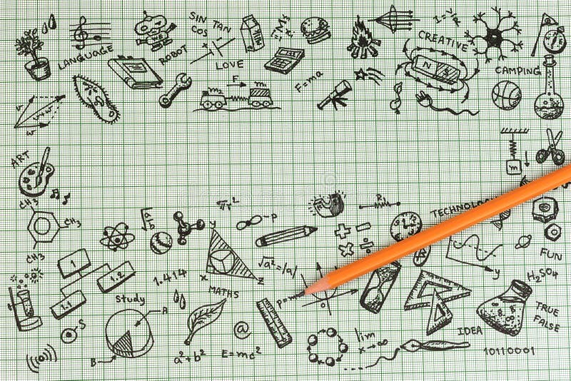 Doodles Notebook Science Stock Illustrations – 924 Doodles Notebook ...