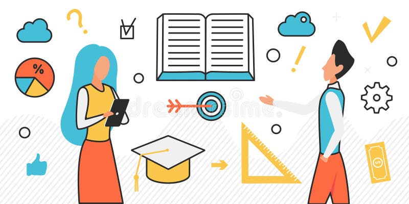 Education skills knowledge stock illustration. Illustration of skill ...