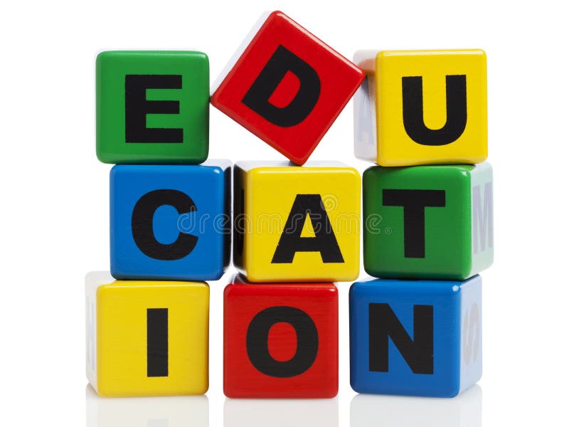 Education blocks, alphabet stock vector. Illustration of colorful ...