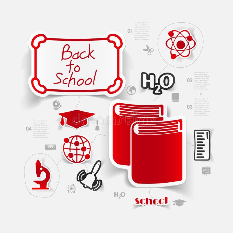Education Sticker Infographic Stock Vector - Illustration of frame ...