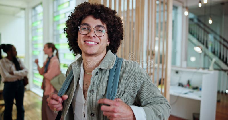 Man, Face and Smile at University for Graduation, Degree and Knowledge ...