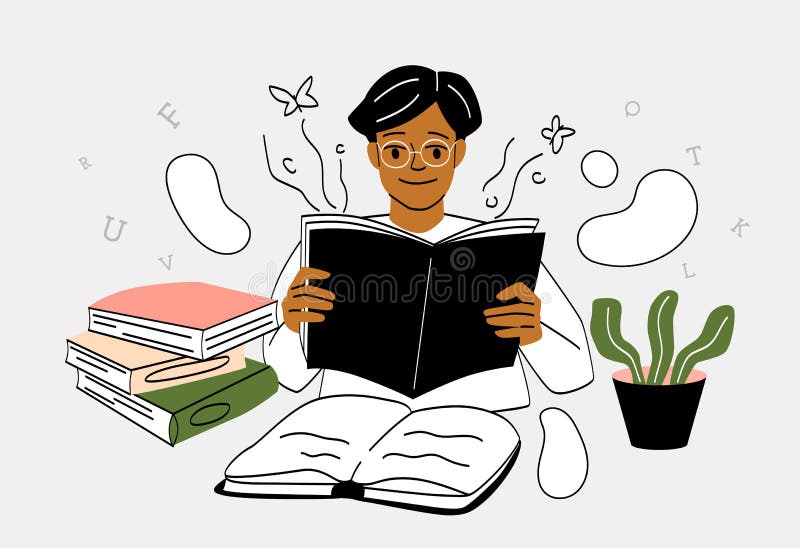 Cartoon Book Lectures Stock Illustrations – 122 Cartoon Book Lectures ...